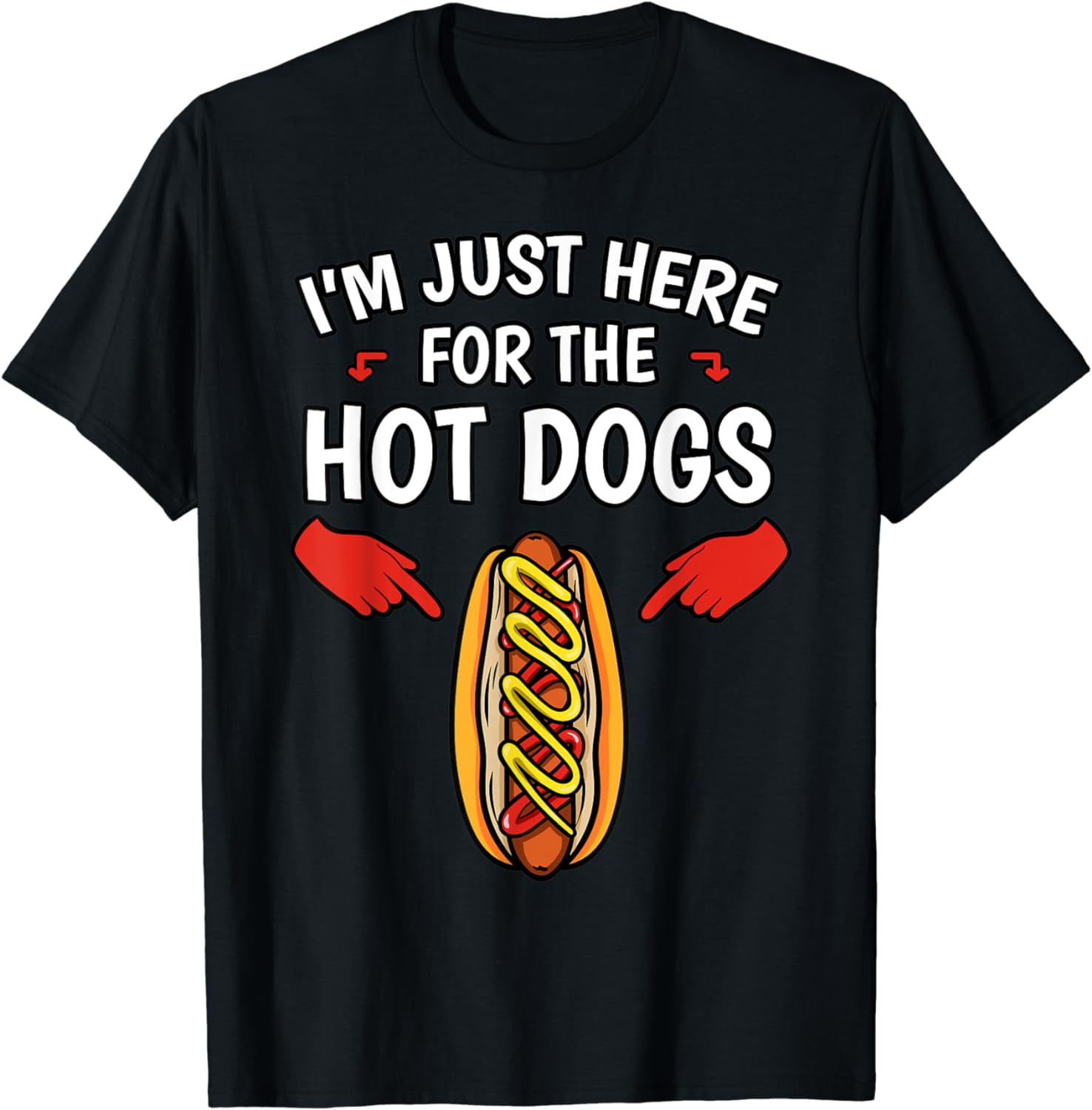 Hot Dog Hotdogs Sausage Frank Frankfurter Wiener Weenie Bun T-Shirt ...