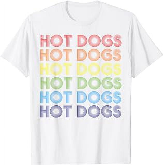 Hot Dog Hotdogs Sausage Frank Frankfurter Wiener Weenie Bun T-Shirt ...