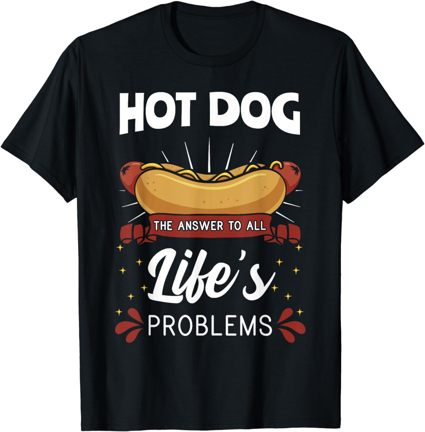 Hot Dog Hotdogs Wiener Frankfurter Frank Vienna Sausage Bun T-Shirt ...