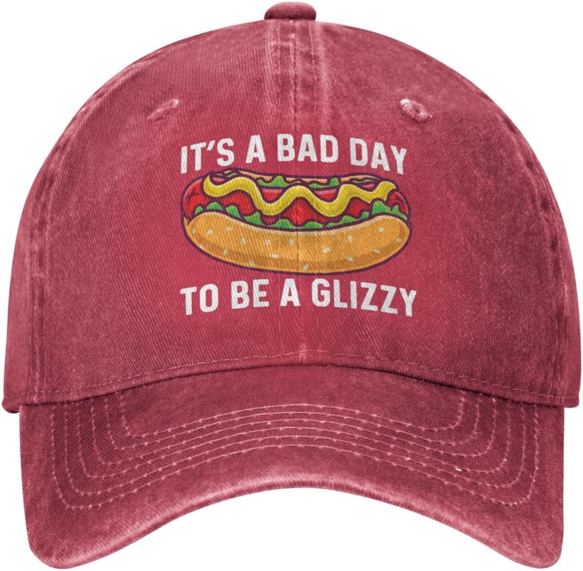 Hot Dog Itu2019s A Bad Day to Be A Glizzy Cap Men Dad Hat Cute Hat - Walmart.com