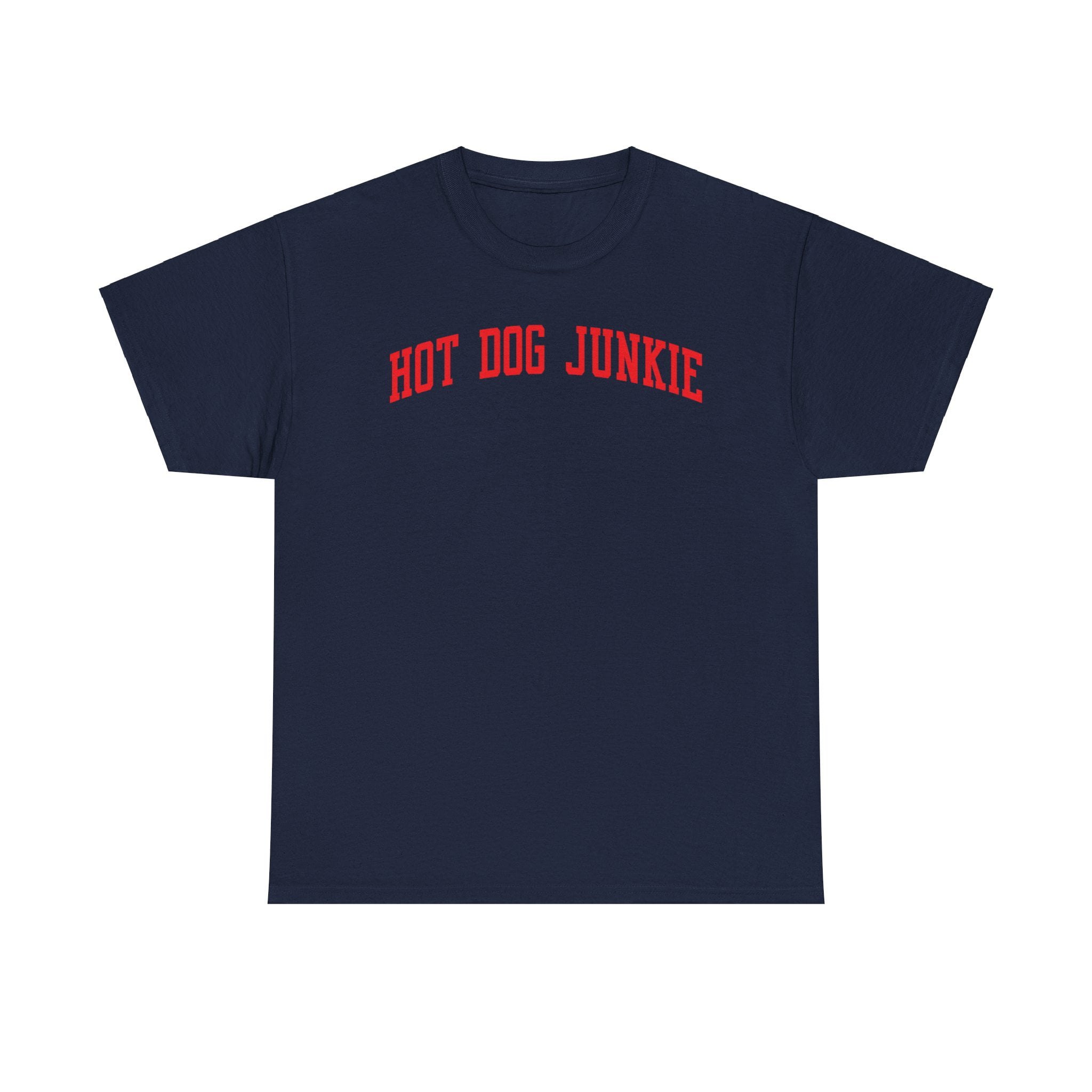 Hot Dog Junkie Shirt Gifts Tshirt Tee Crew Neck - Walmart.com