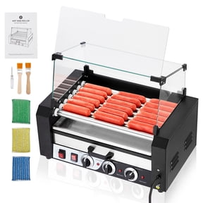 KFFKFF Sausage Grill Device with 7 Rollers, Capable of Holding 18 Hot ...