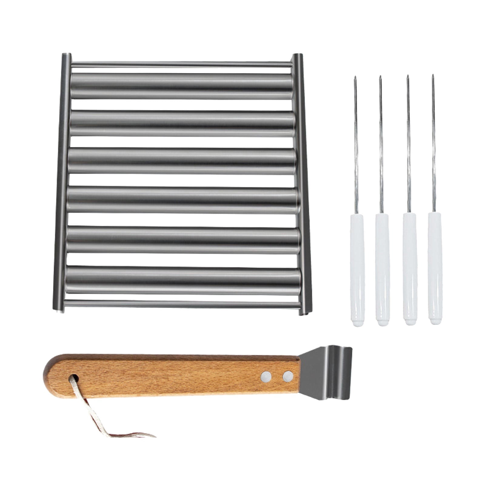 Hot Dog Roller Grill 2024 New Stainless Steel BBQ Hot Dog Rack With ...