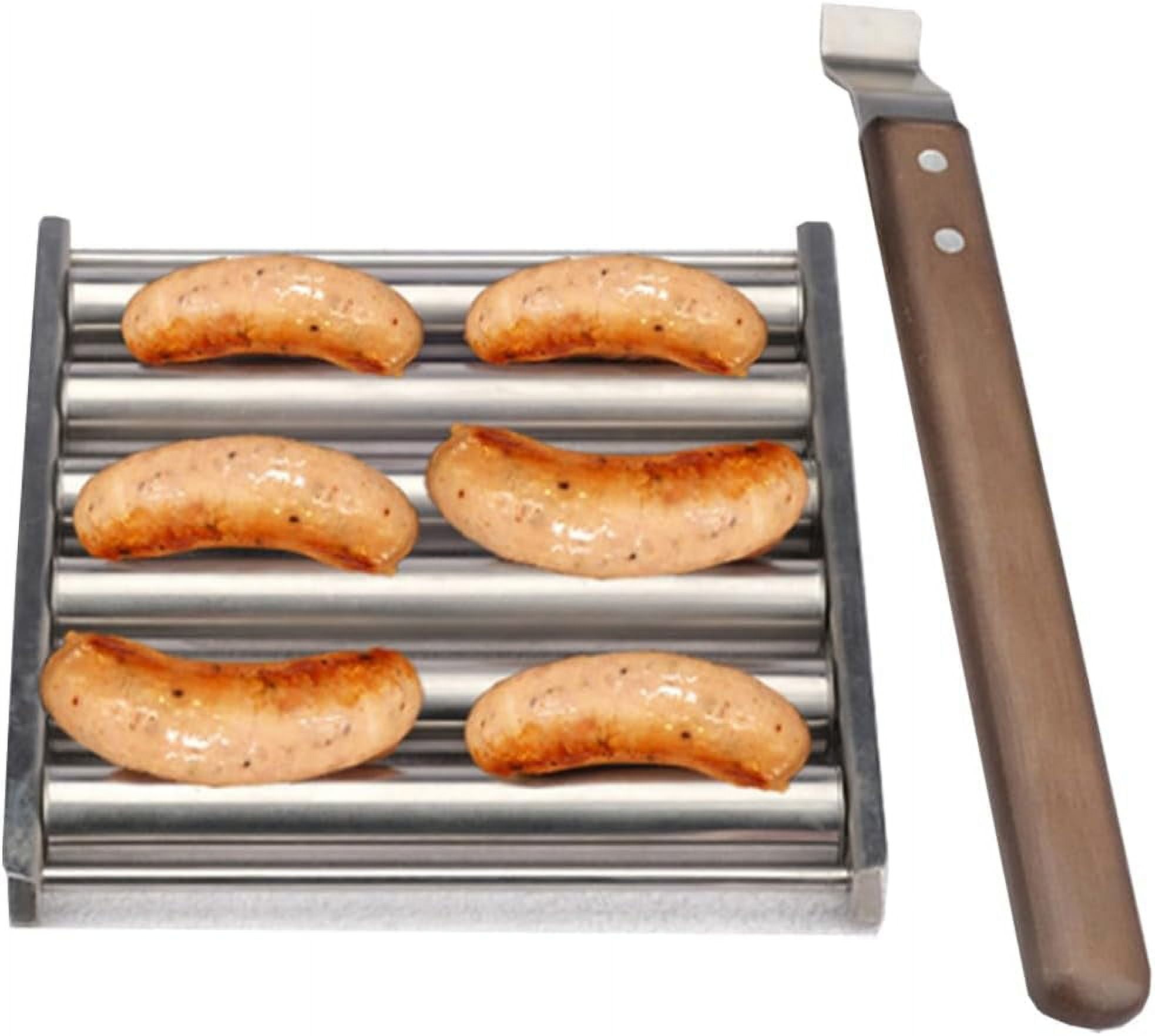 Hot Dog Roller Grill, 2024 Stainless Sausage Roller Stainless Steel ...