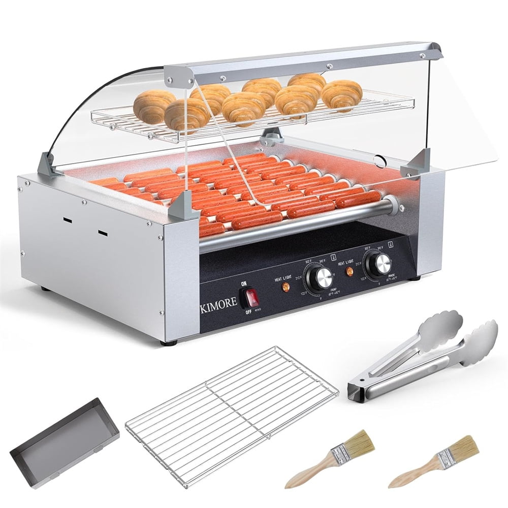 Hot Dog Roller, Hot Dogs Rollers Grill Cooker Machine With Removable ...