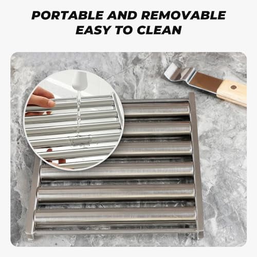 Hot Dog Roller Sausage Roller Rack, 2025 New Stainless Steel Sausage ...