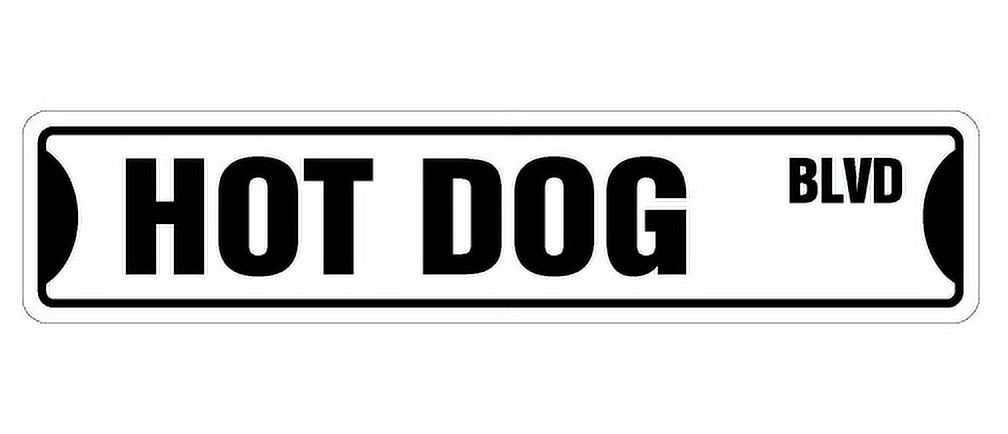 Hot Dog Street [3 Pack] of Vinyl Decal Stickers | Indoor/Outdoor ...