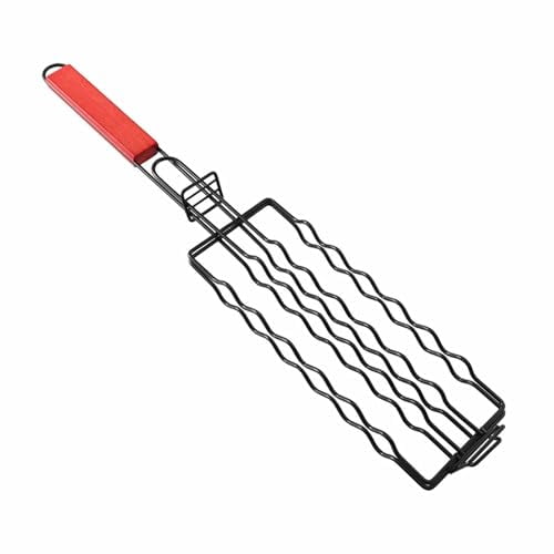 Hot Dogs Grilling Basket, BBQ Basket for Sausage, Meat Grill Basket ...