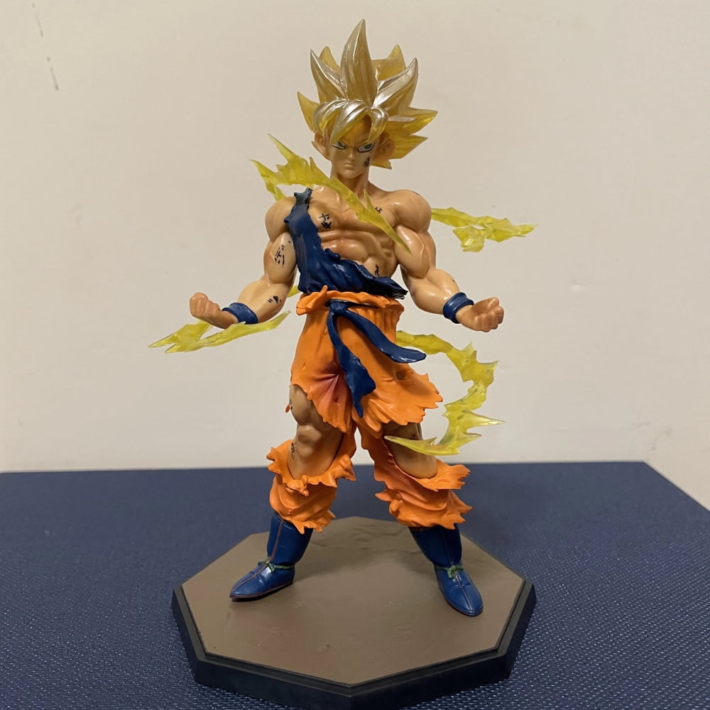 Hot Dragon Ball Son Goku Super Saiyan Anime Figure 16cm Goku DBZ Action ...