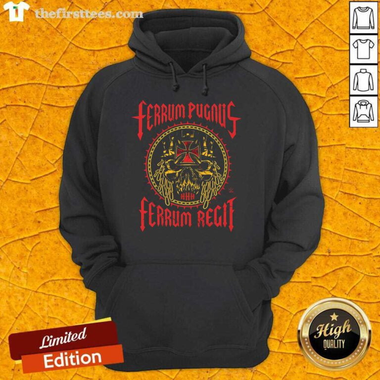 Hot Ferrum Pugnus Ferrum Regit Triple H Latin Hoodie - Walmart.com