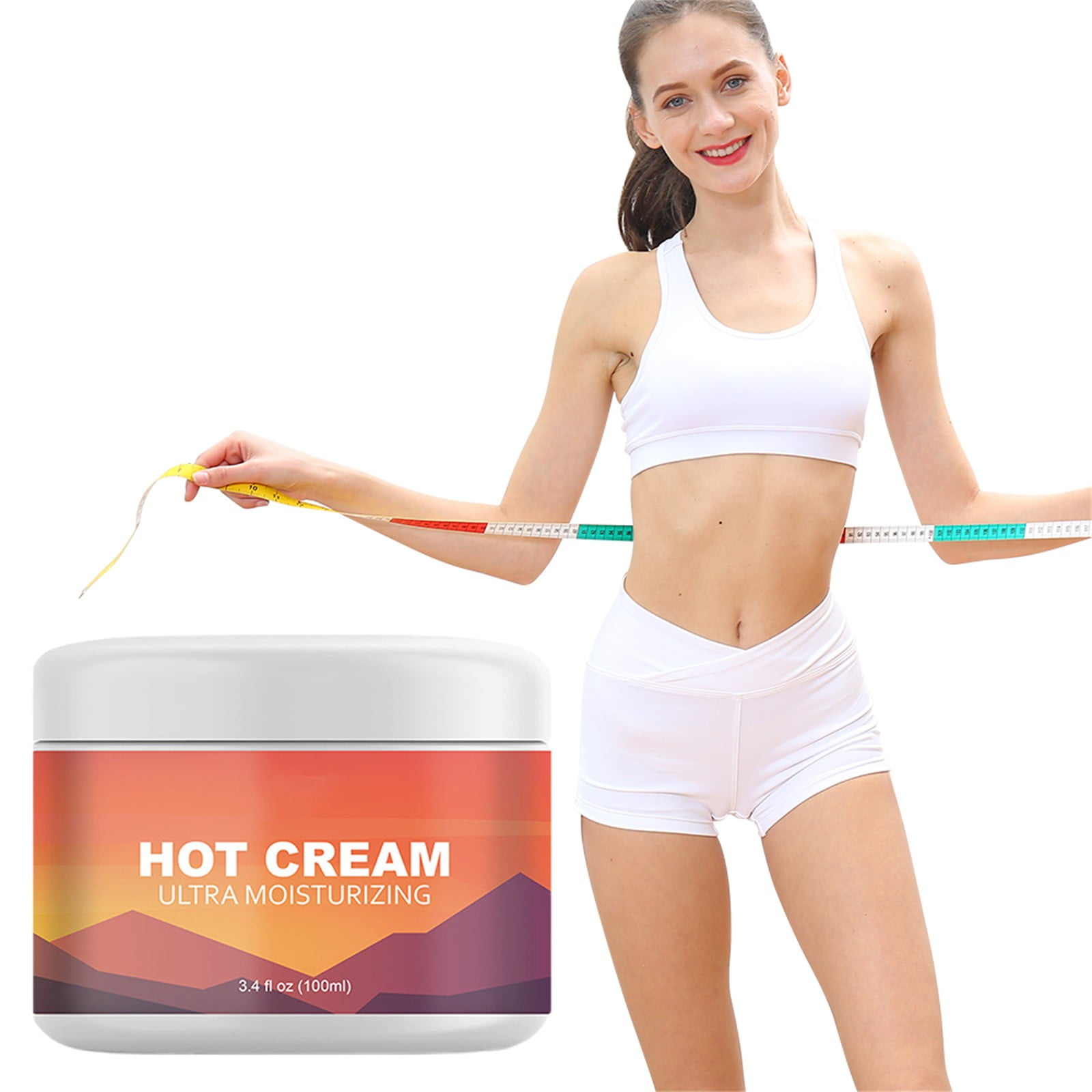 Hot Firming Lotion Sweat Enhancer - Skin Tightening Cream for Stomach Fat and Cellulite - Sweat ...