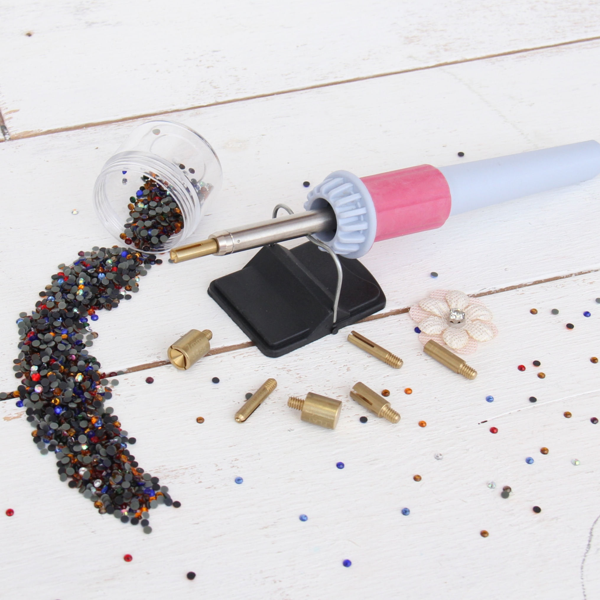 Hot Fix Rhinestone Applicator Wand Kit by Threadart- Rhinestone For ...