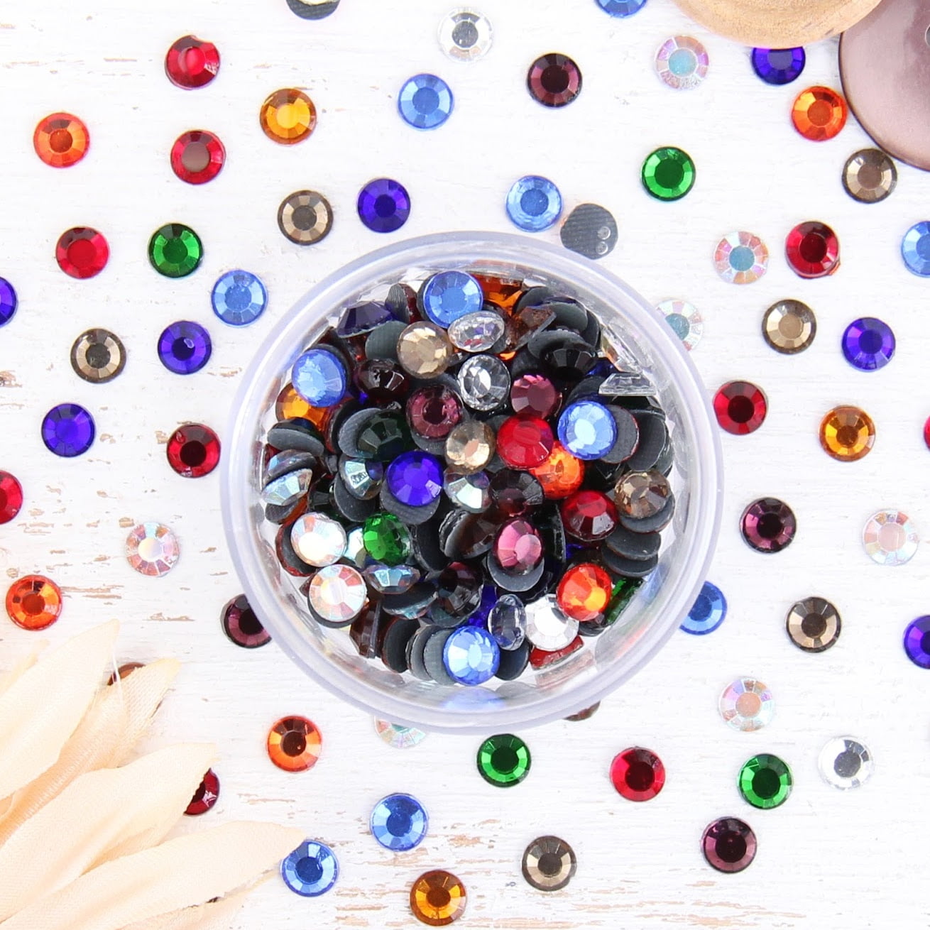Hot Fix Rhinestones by Threadart SS30 (6.5mm) - Mixed - 1 Gross (144 ...