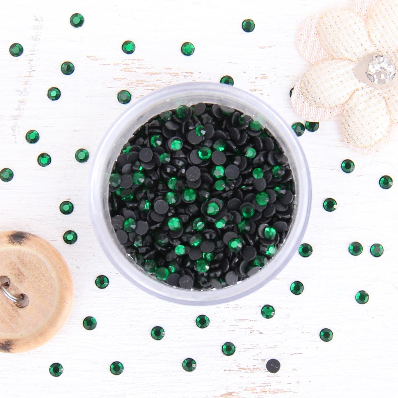 Hot Fix Rhinestones by Threadart SS6 (2mm) - Olivine - 10 Gross (1440 ...