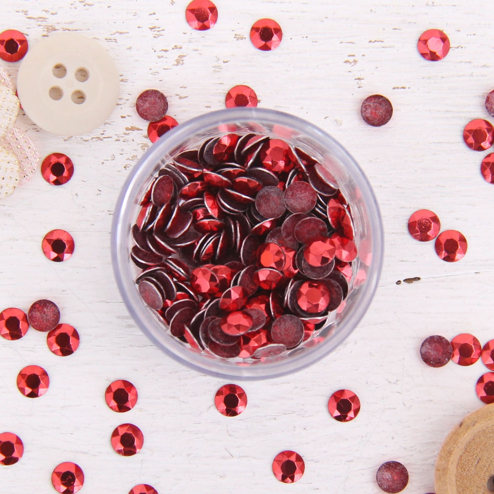 Hot Fix Rhinestuds 2mm Siam - 6SS - 20 gross Package - 2880 Rhinestuds ...