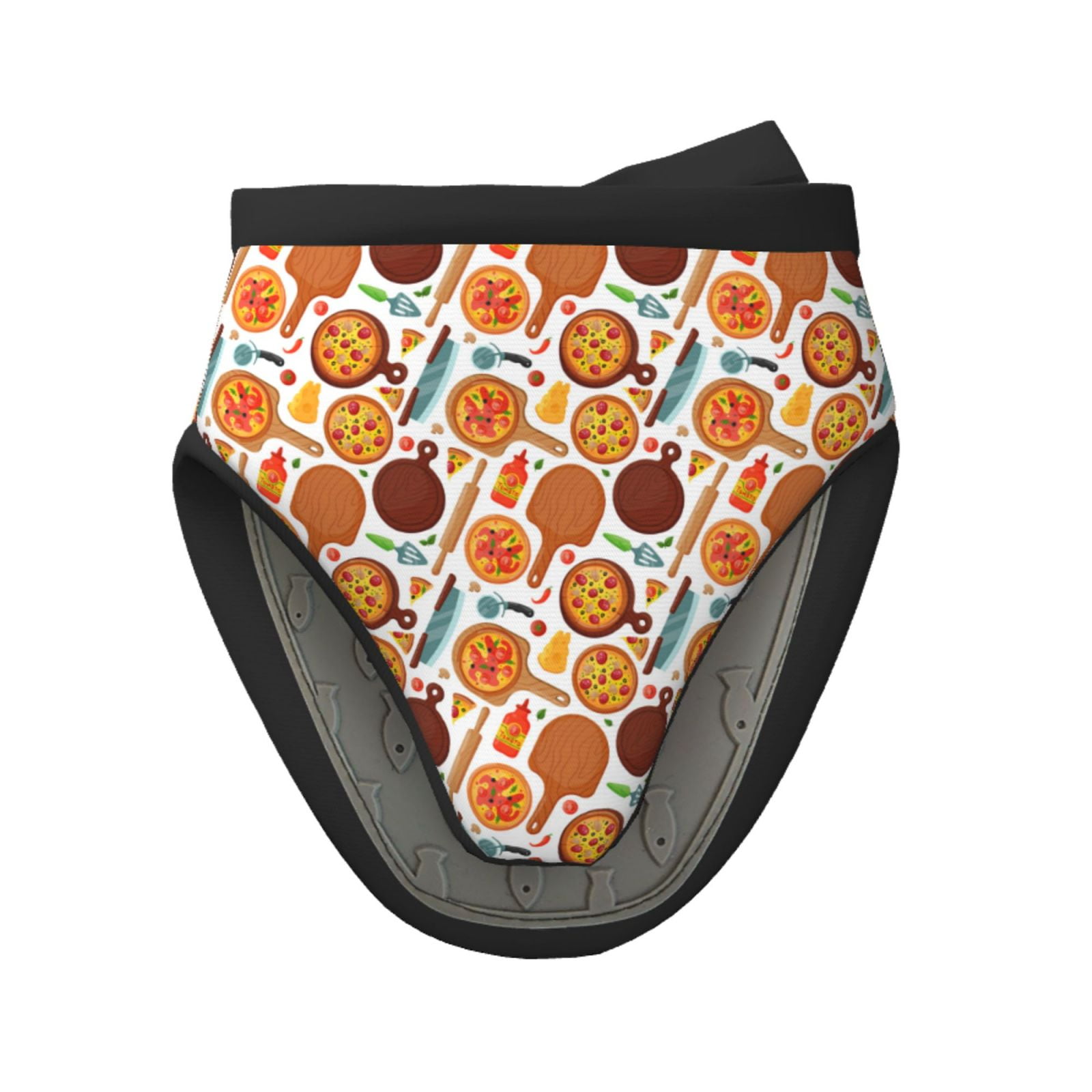 Hot Fresh Pizza Oven Mitts Heat Resistant - Soft Lining Silicone Mini ...