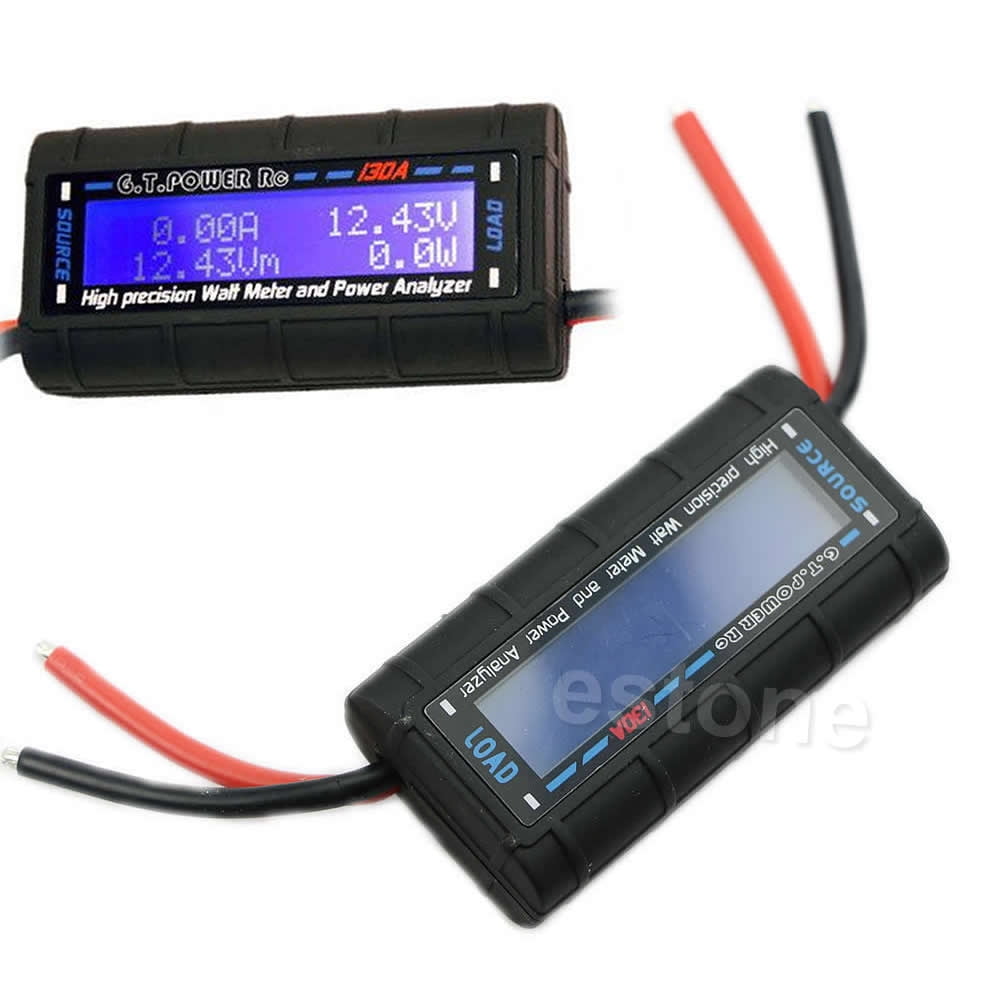 Hot G.for T.POWER RC LCD 60V 130A Watt Meter and Power Analyzer High ...