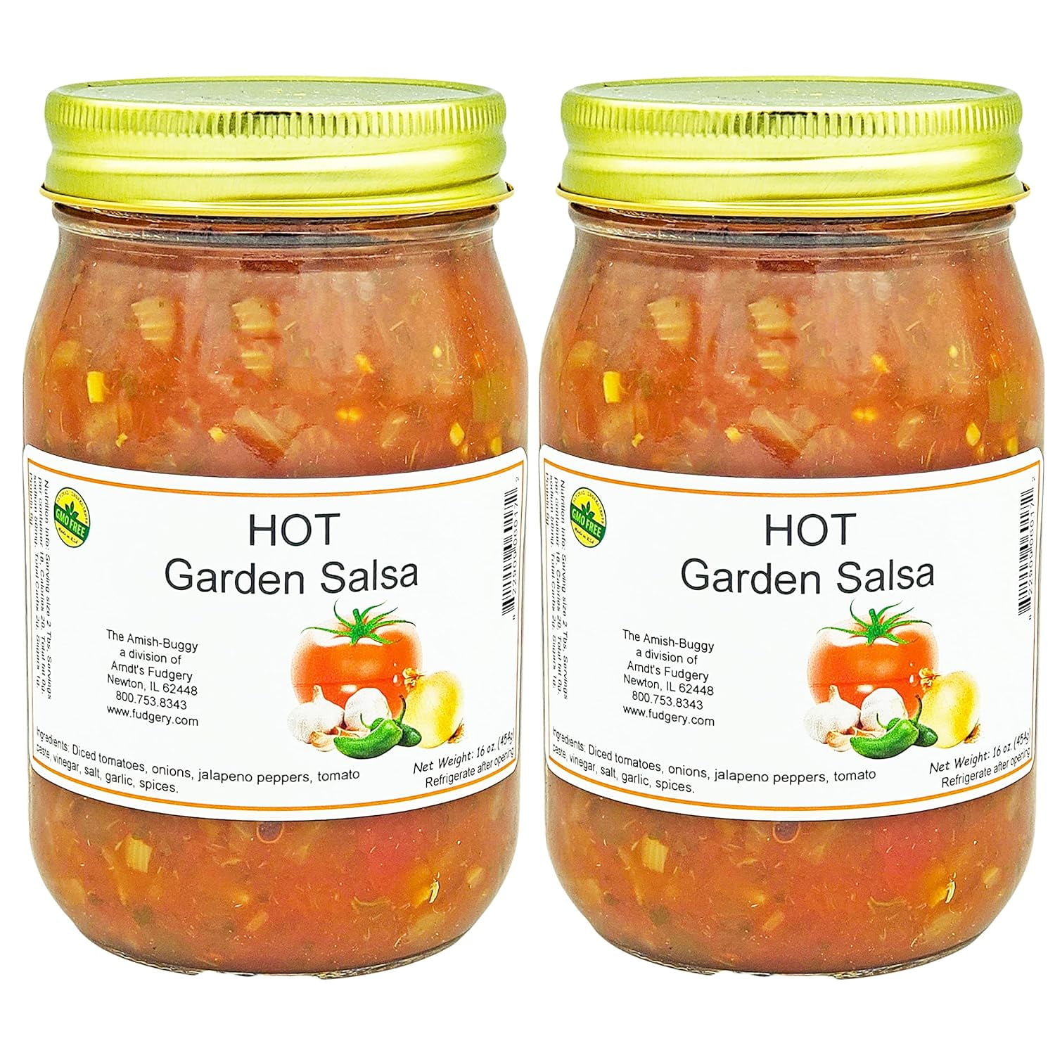 Hot Garden - Two-16 Oz Jars - Walmart.com