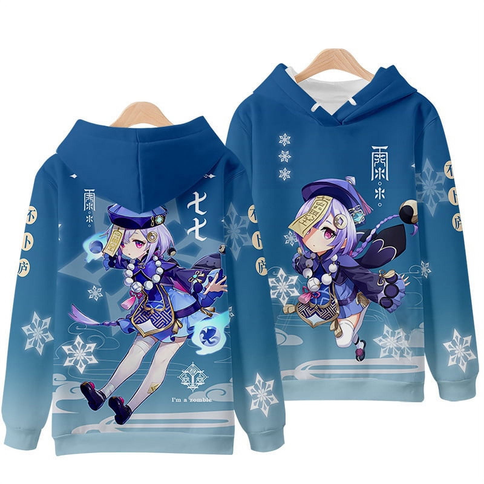 Hot Genshin Impact Anime Game Yoimiya Klee 3d Printed Hoodie Men Women