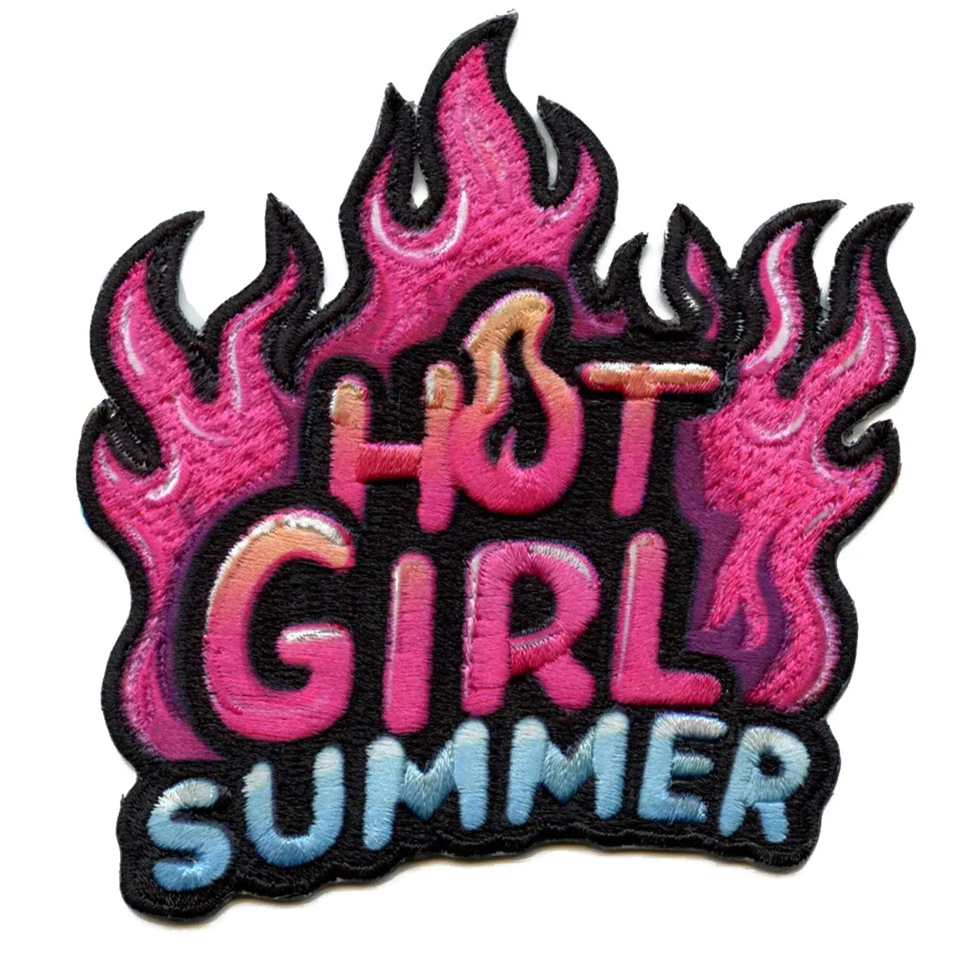 Hot Girl Summer Patch Rapper Chick Bop Embroidered Iron On - Walmart.com