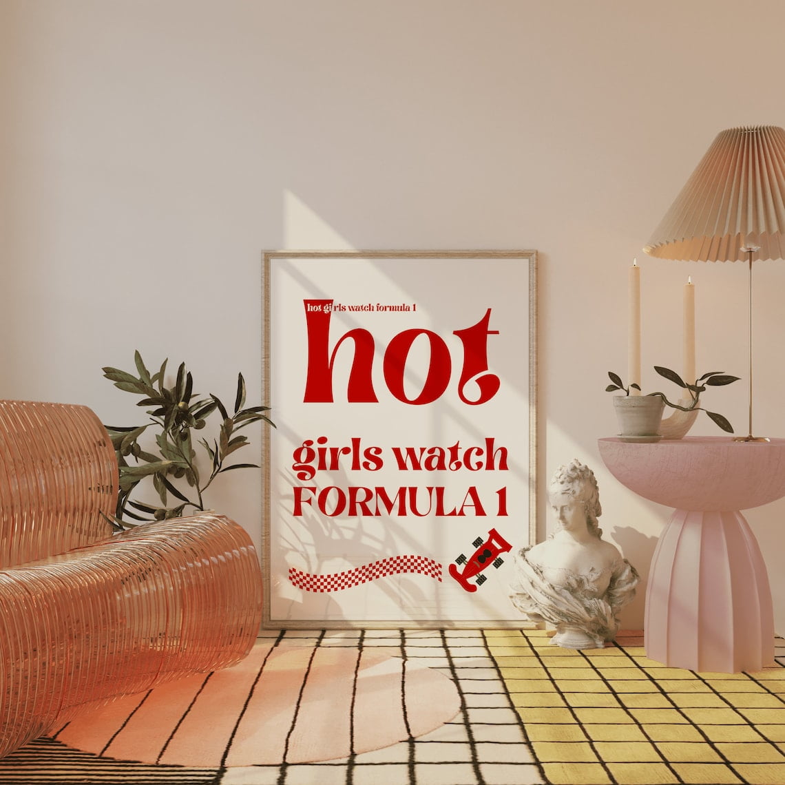 Hot Girls Watch F1 ~ Formula 1 Wall Art ~ Formula 1 Gifts ~ Formula 1 ...