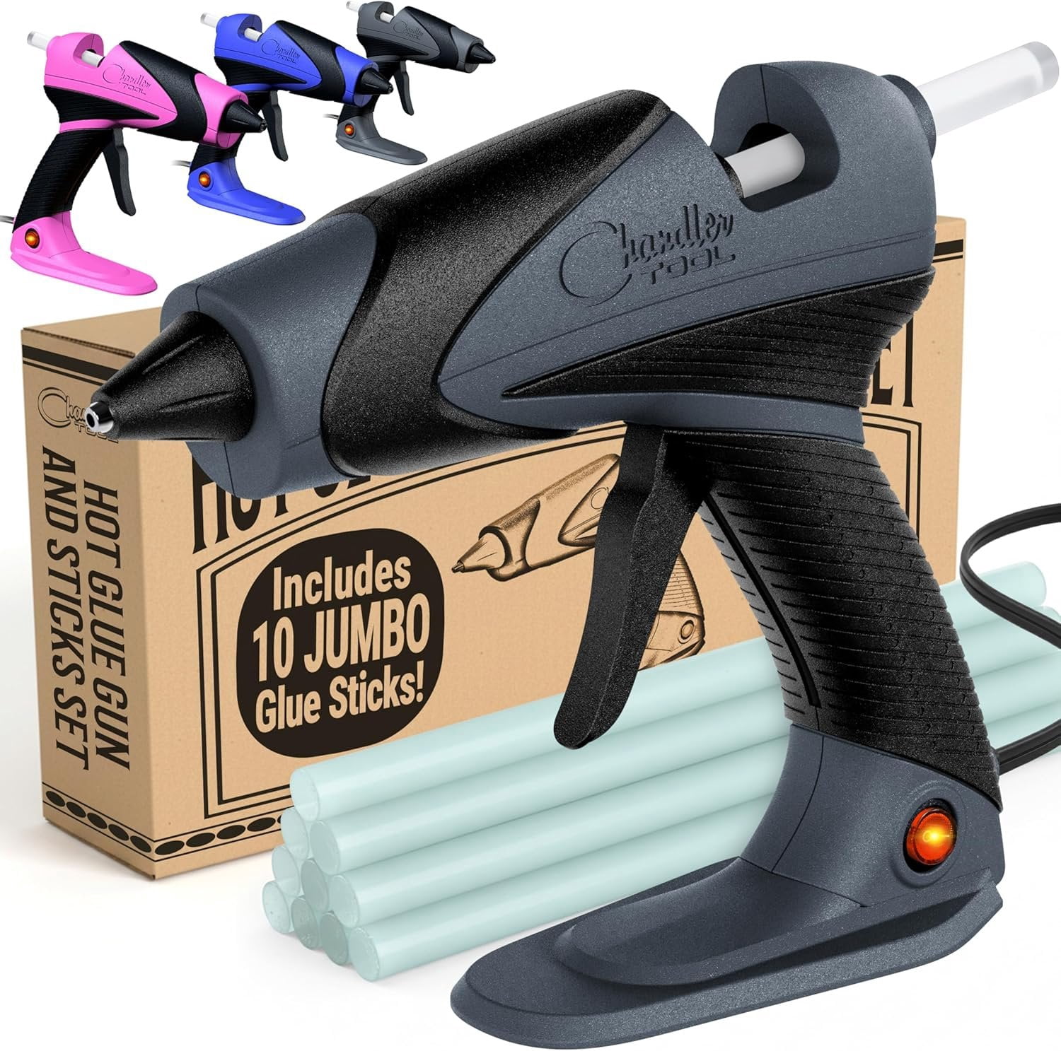 Hot Glue And Sticks Set Corded Full Size for Crafts and DIY Complete ...