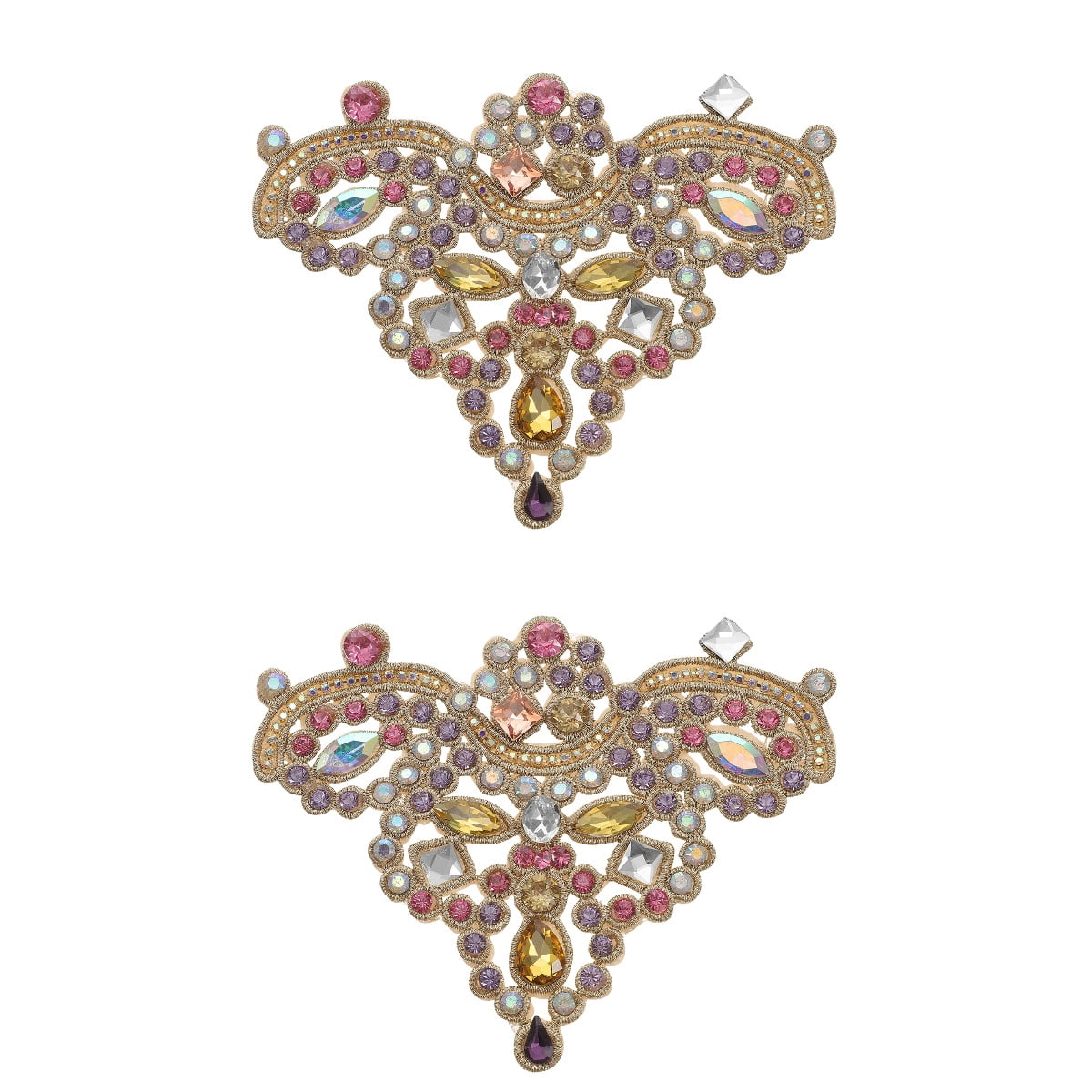 Hot Glue Bottom Cloth Sticker DIY Rhinestone Patch for Clothes Iron ...