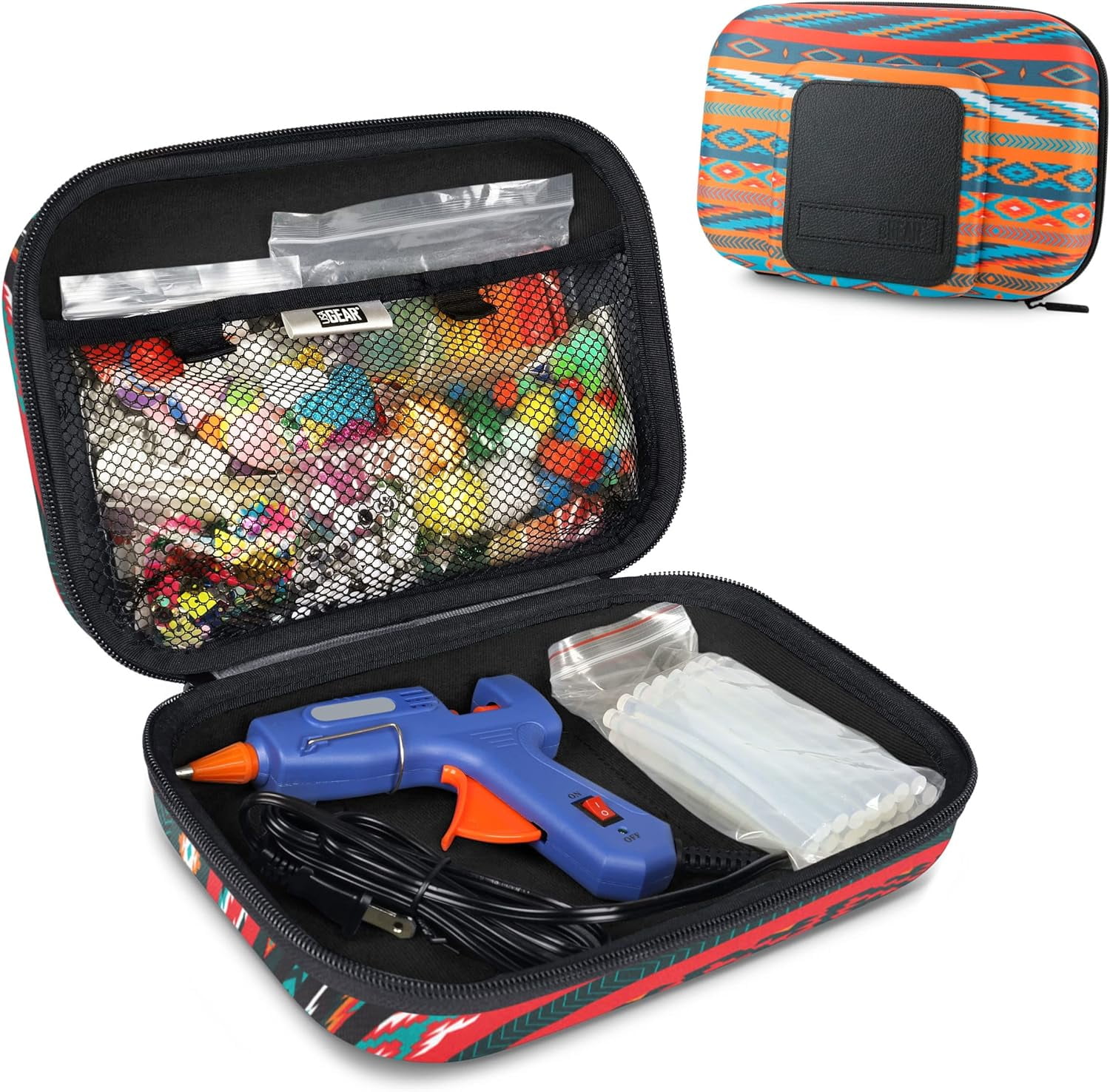 Hot Glue Gun Case with Removeable Pouches, Water Shell - Glue Gun ...