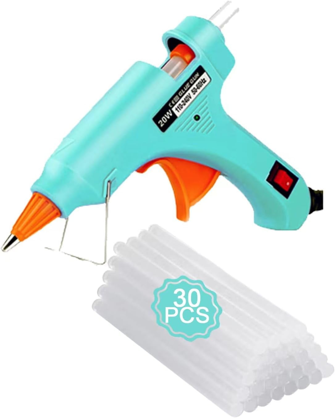 Hot Glue Gun Kit Mini: Mini Guns with 30 Sticks Melt Craft for School ...