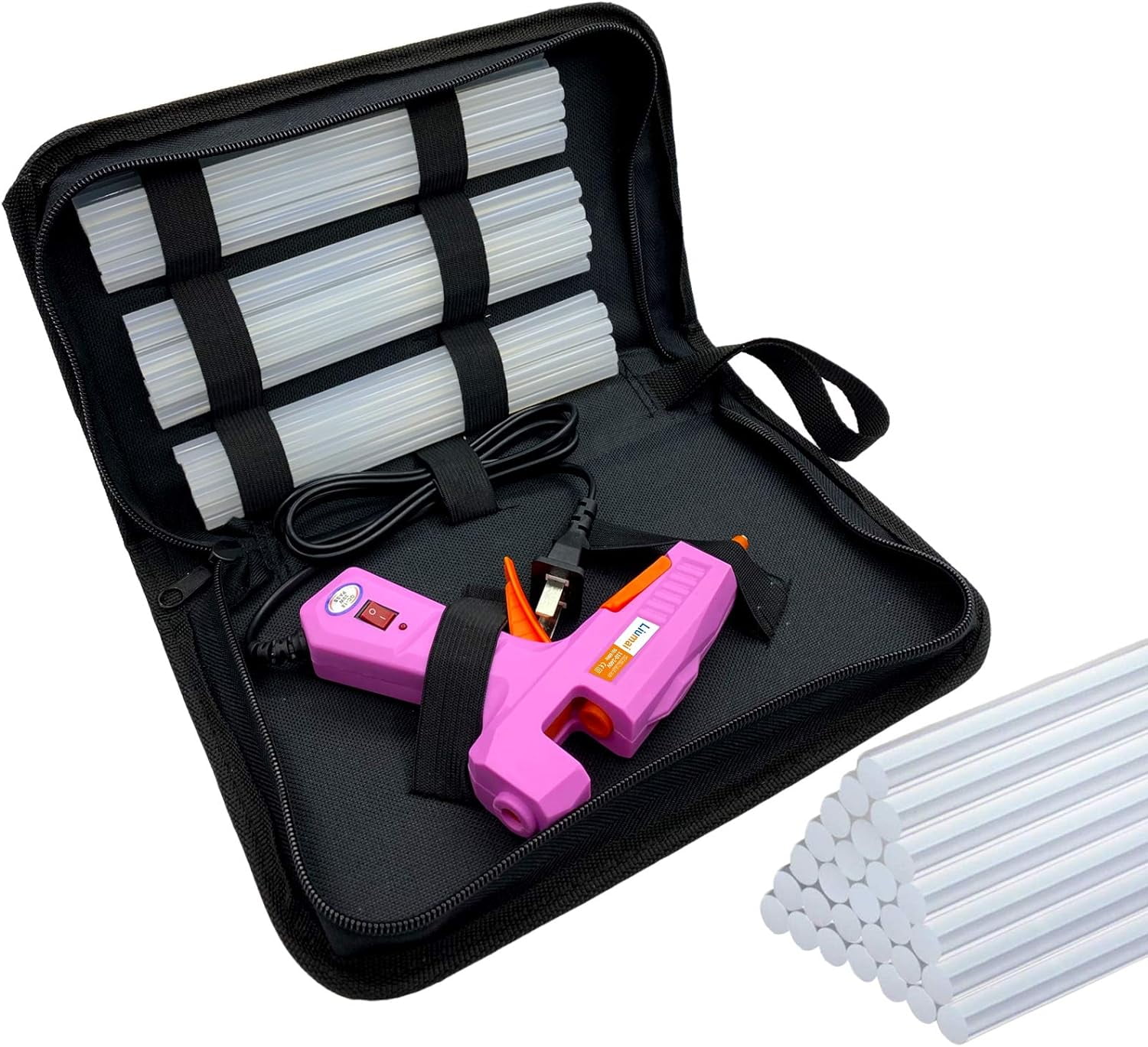 Hot Glue Gun Kit with 30pcs Glue Sticks Mini Hot Melt Glue Gun with ...