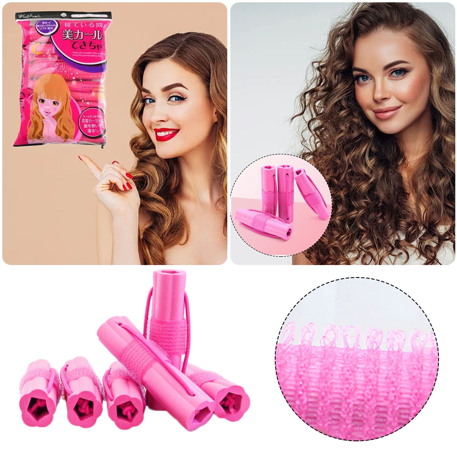 Hot Hair Mats Beard Bar Hair Curling Curly for Hair Non Damaging Hair ...