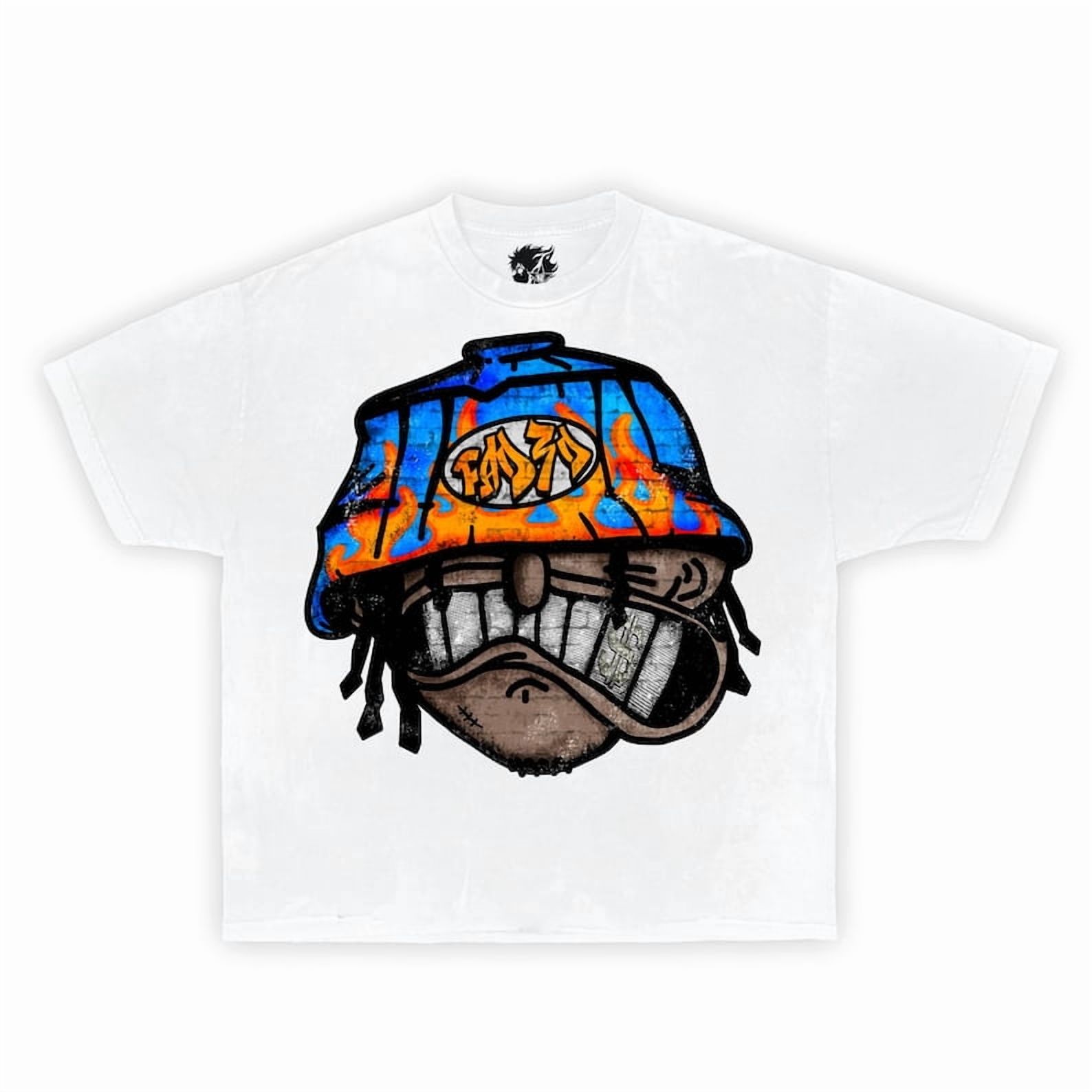 Hot Head Big Head Streetwear Boxy Tee Shirt, Y2K Shirts, opium shirt ...
