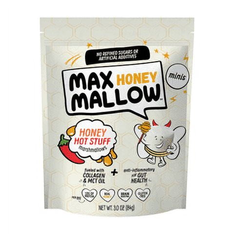 Max Mallow Hot Stuff Mini Honey Marshmallows – Gut Friendly, Gluten ...