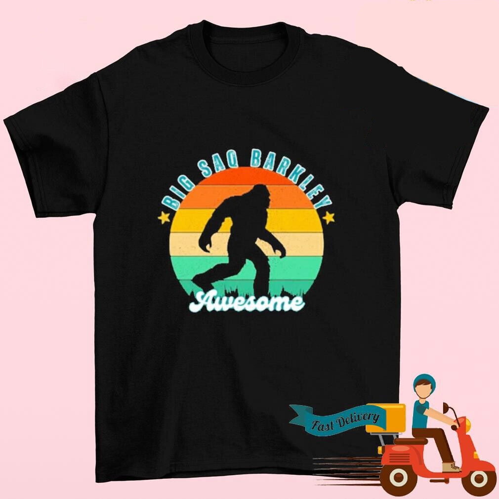 Hot! Hot! Big Saq Barkley awsome Bigfoot vintage shirt - Walmart.com
