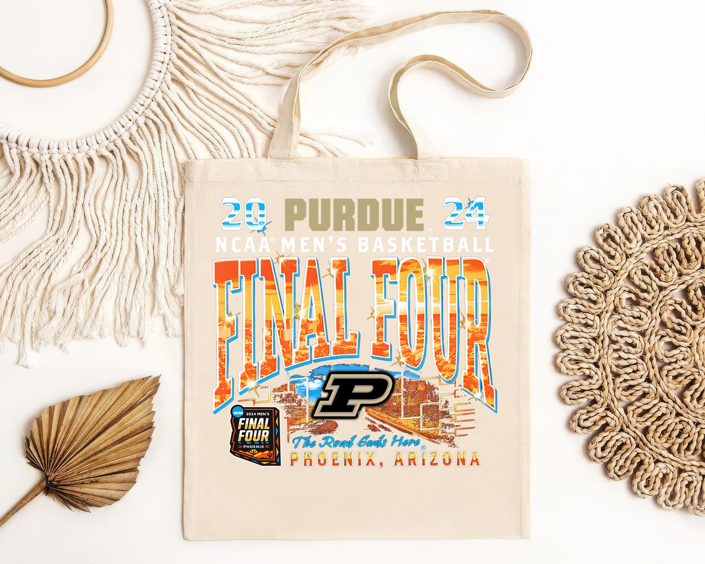 Hot! Hot! Purdue Final Four 2024 The Road End Here Graphic Black S ...