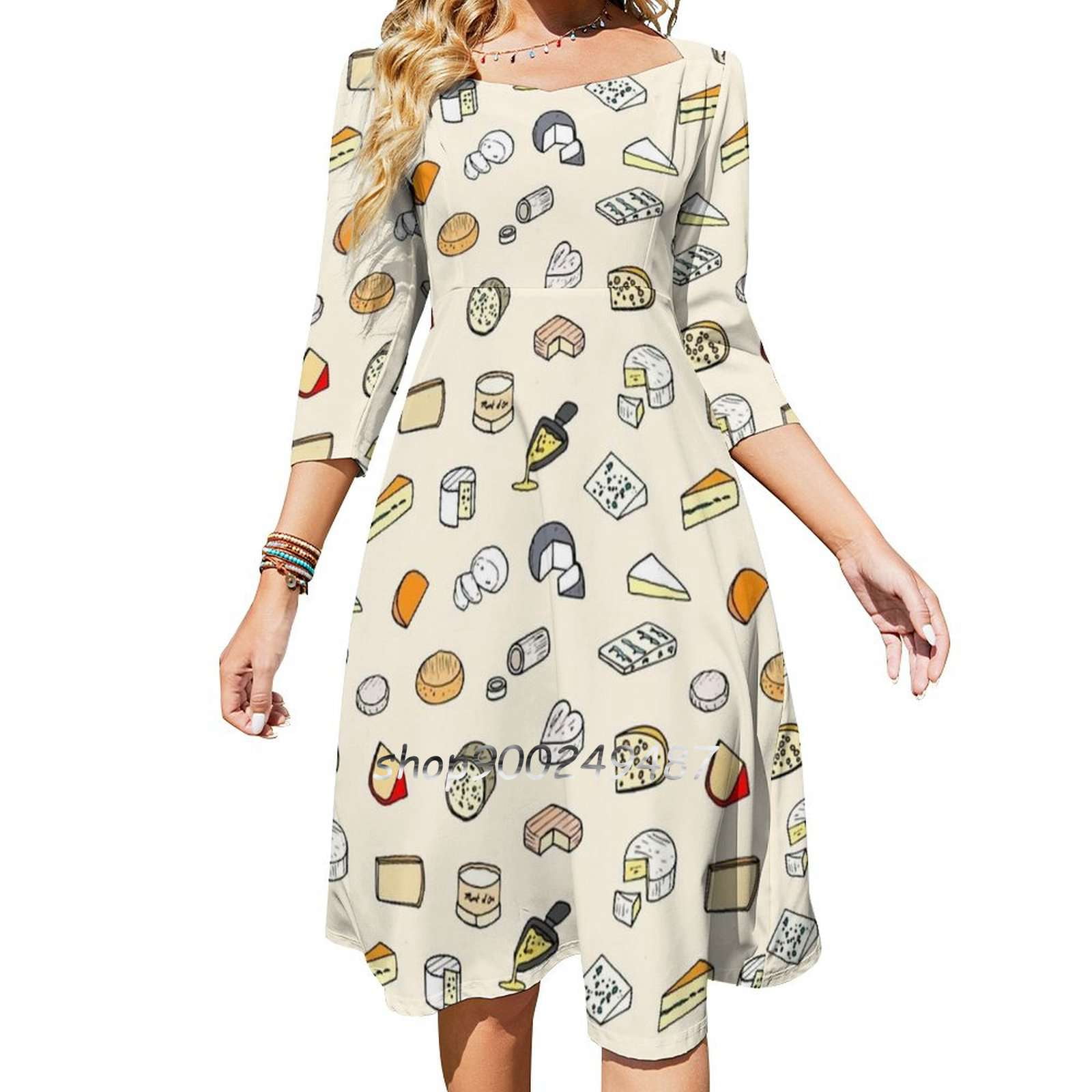 Hot Hot Sweetheart Knot Flared Dress Fashion Design Large Size Loose ...