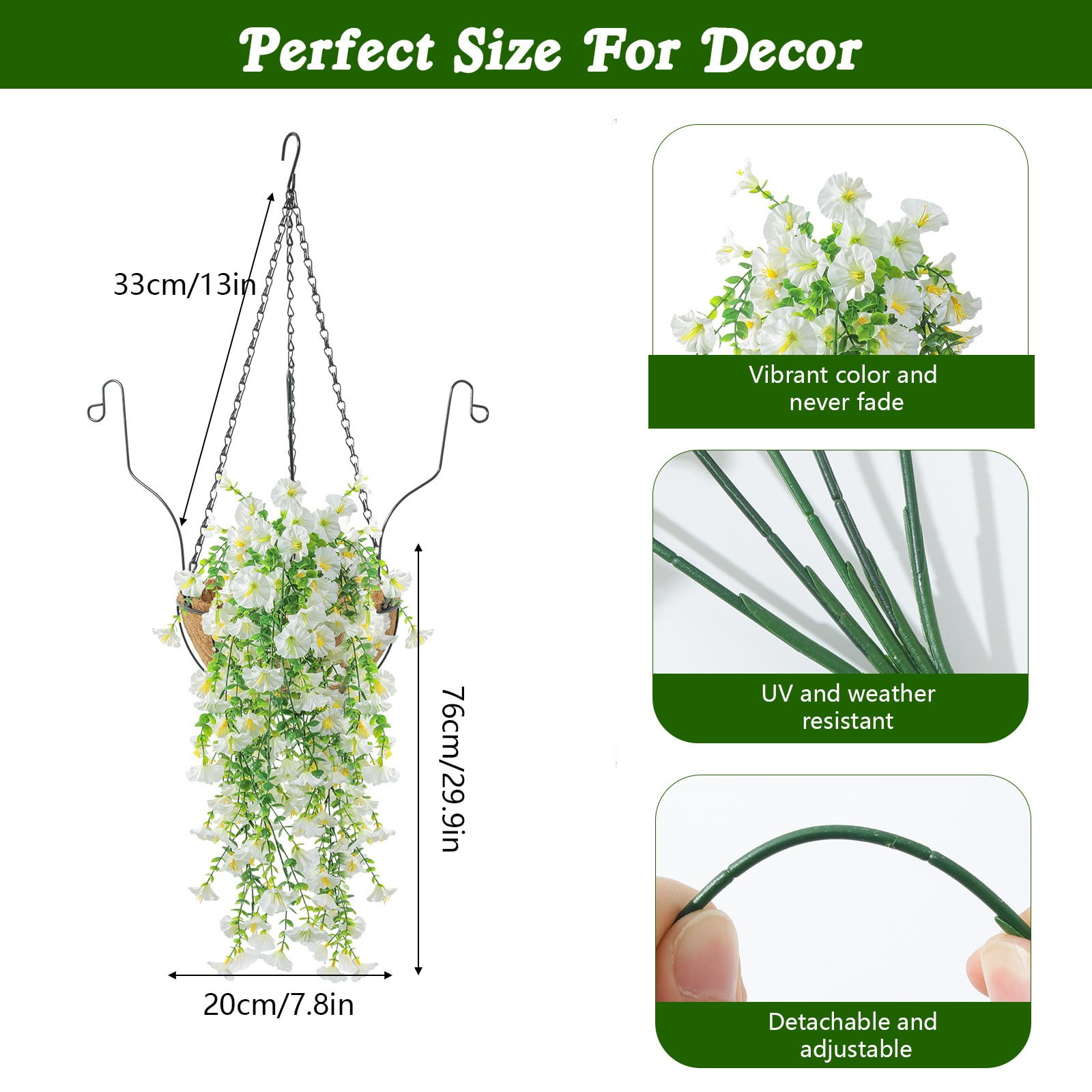 Hot Invincible Simulated Eucalyptus & Morning Glory Vine Metal Wall ...