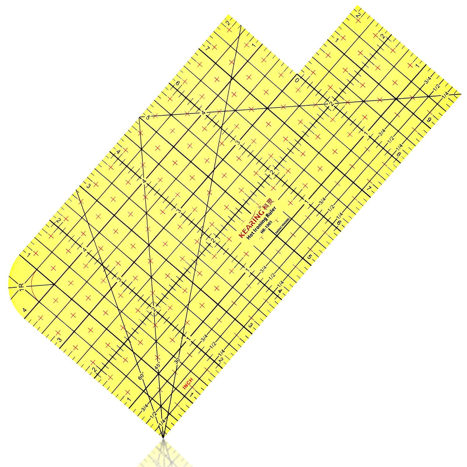 Hot Iron Ruler Hot Ironing Measuring Ruler, Hot Hemmer Ruler Heat ...