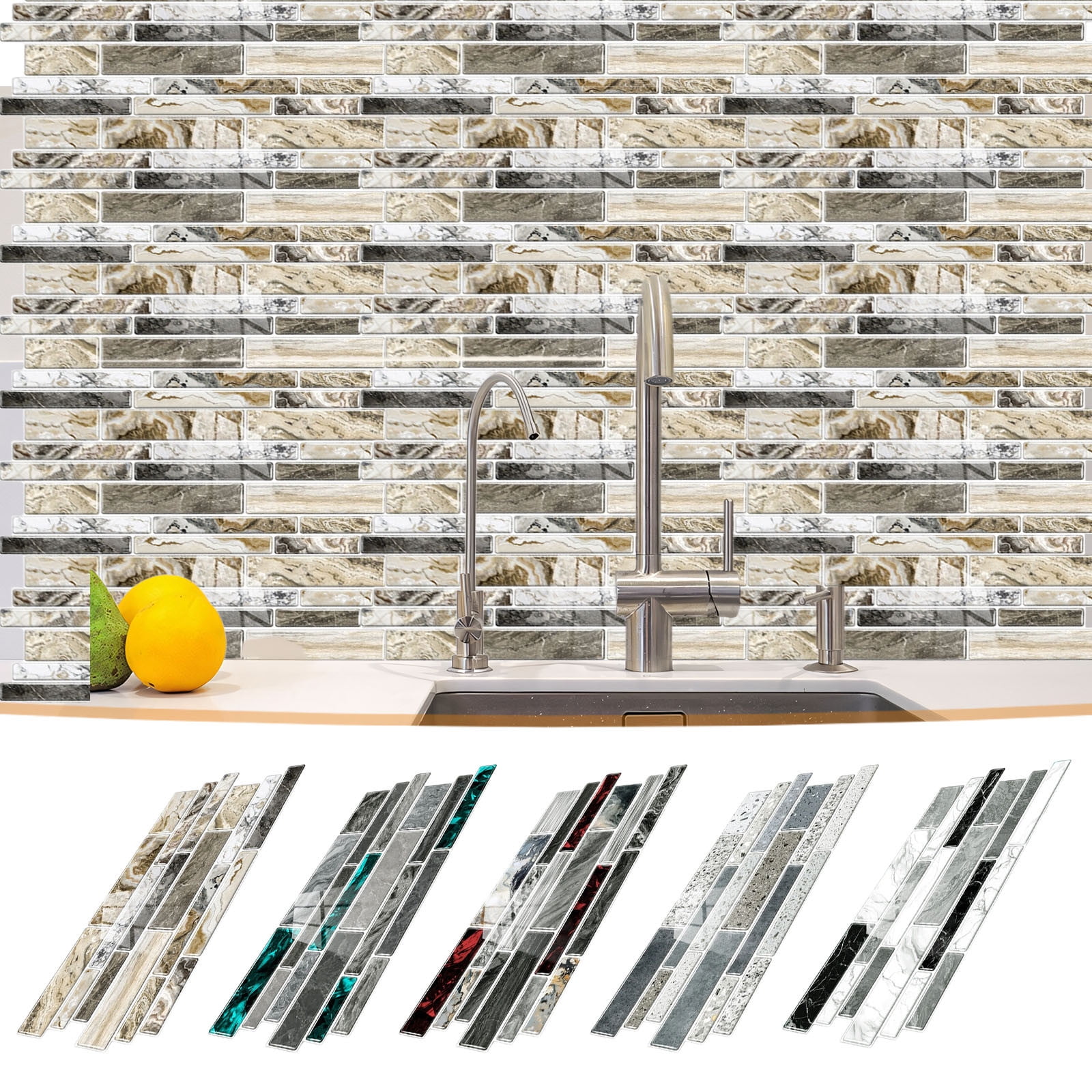 Hot Item, Splicing Ceramic Tile Sticker, Waterproof PVC Wallpaper, Self ...