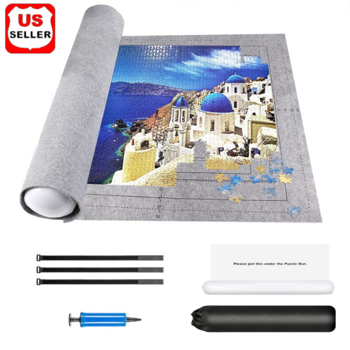 Hot! Jigsaw Puzzle Storage Mat Roll Up Puzzle Felt Storage Pad Up To ...