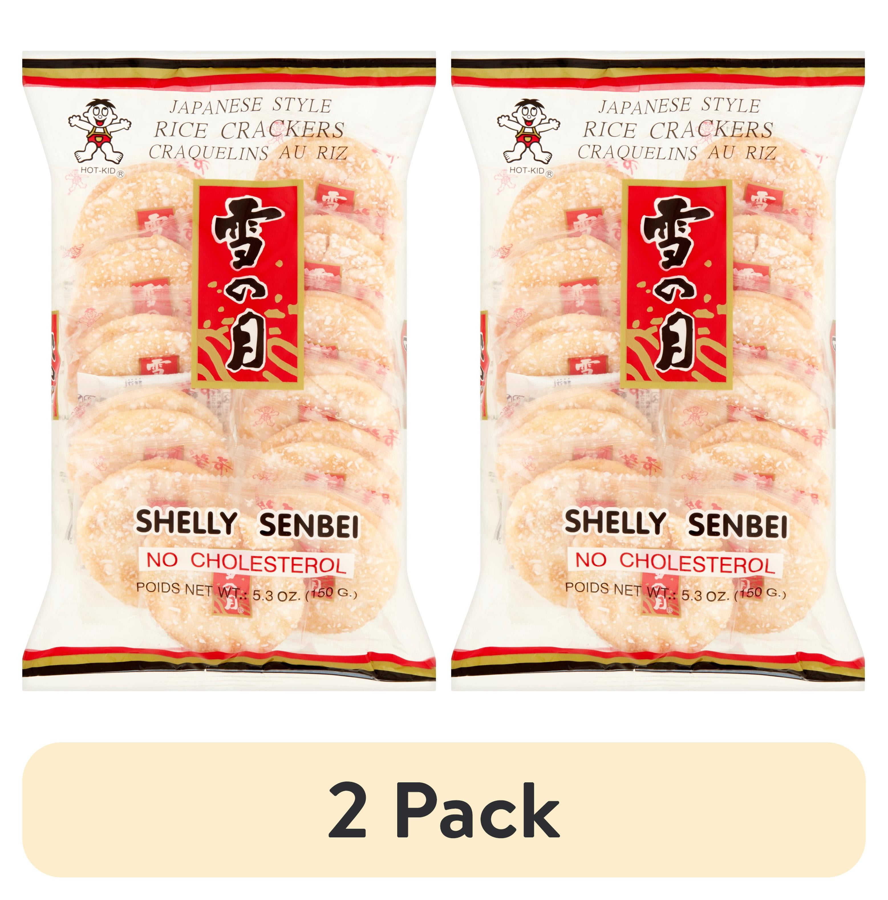 (2 pack) Hot Kid Shelly Senbei Japanese Style Rice Crackers, 5.3 oz ...