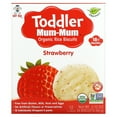 Hot Kid Toddler Mum-Mum Organic Strawberry Rice Rusks, 24 count, 2.12 ...
