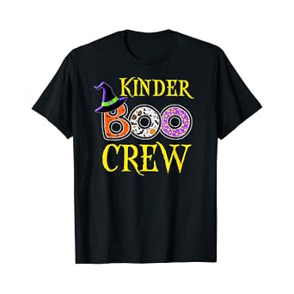 Hot Kiraa Tee With Halloween Teacher Kindergarten Boo Crew S-5Xl T ...