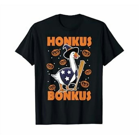 Hot Kiraa Tee With Honkus Bonkus - Funny Halloween Goose Honk Meme S ...