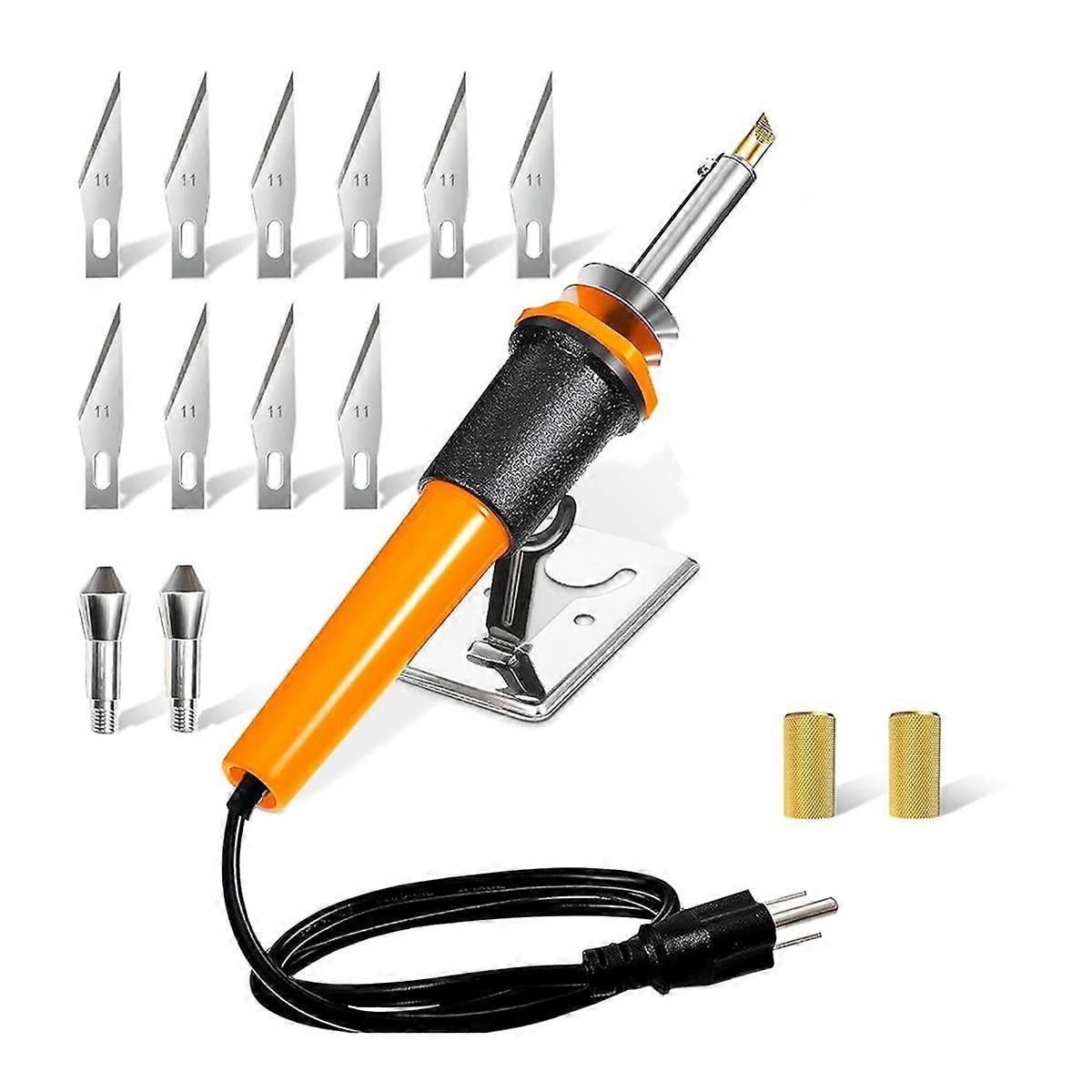 Hot Knife Plastic Cutter Tool Electric WoodBurning Kit for Plastic Wood ...