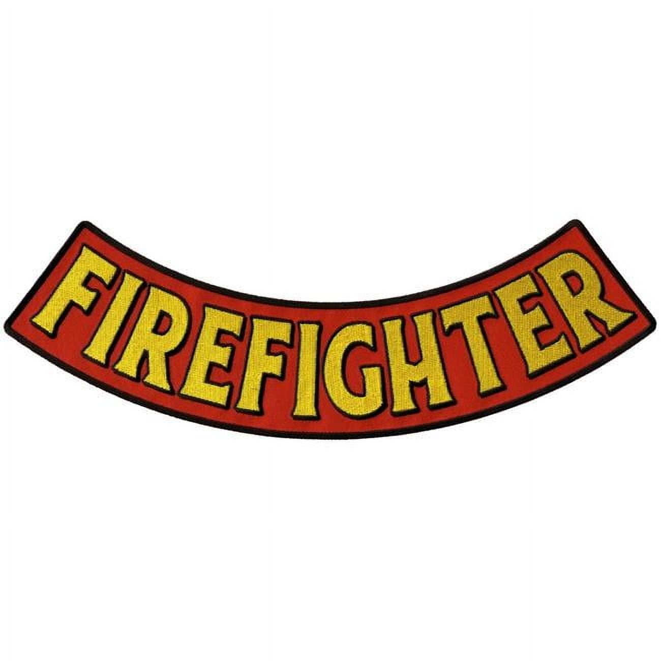 Hot Leathers 12 x 3 in. Firefighter Bottom Rocker Patch - Multi Color ...