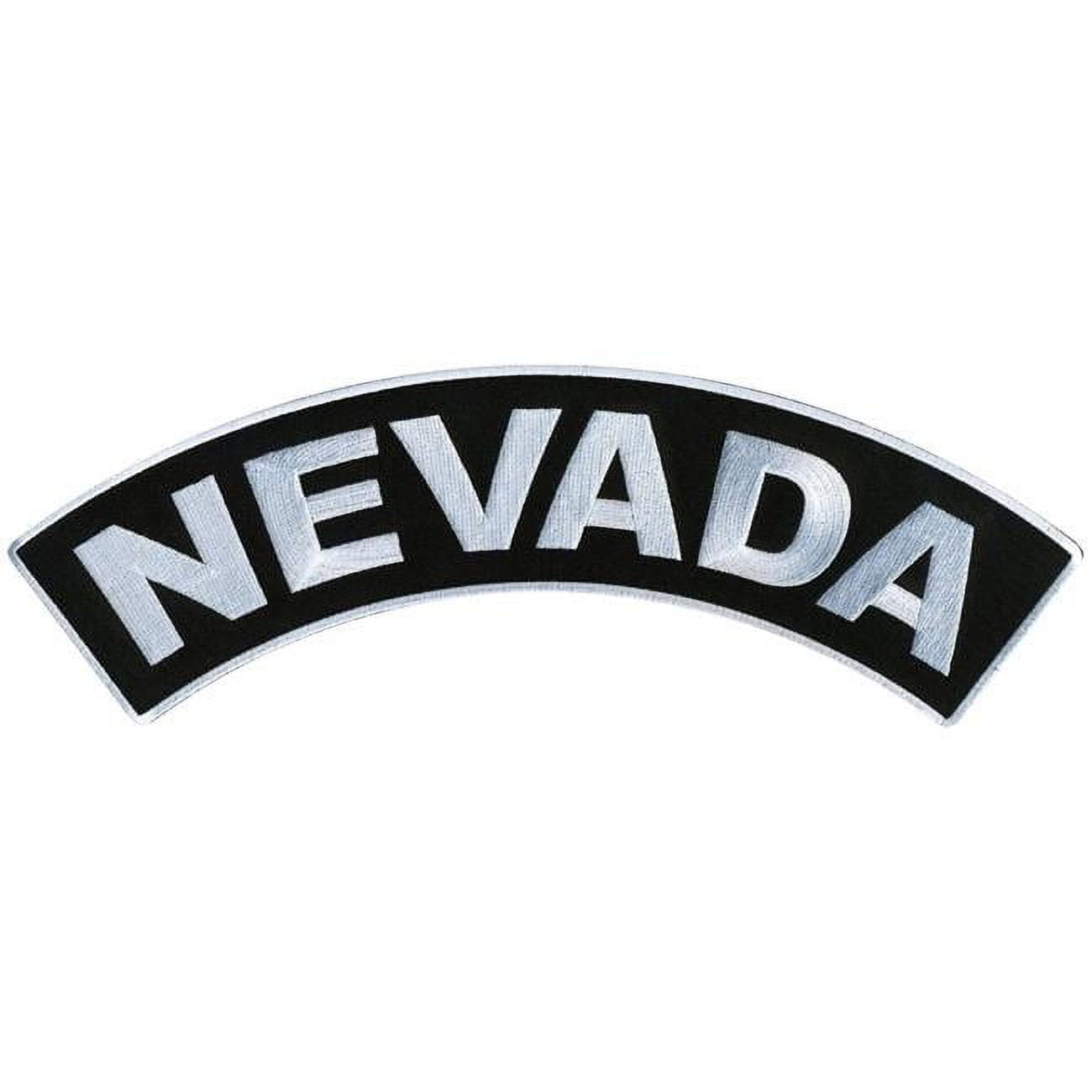 Hot Leathers Nevada 12" X 3" Top Rocker Patch PPM4055 12 Width x 3 ...