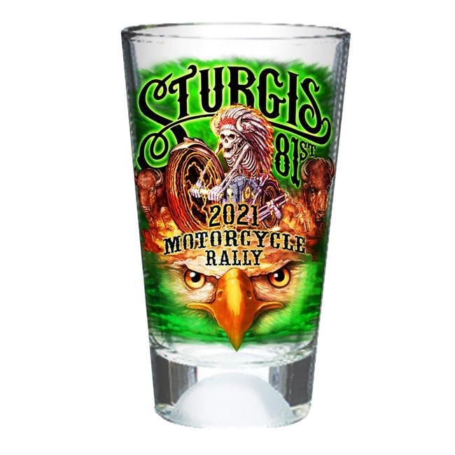 Hot Leathers 16 oz 2021 Sturgis Motorcycle Rally No.1 Design American ...