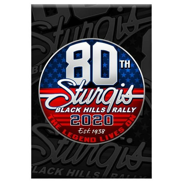 Hot Leathers 2 x 3 in. Official 2020 Sturgis Motorcycle Rally 80th ...