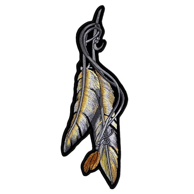 Hot Leathers 2 x 5 in. Feather Patch - Multi Color - Walmart.com